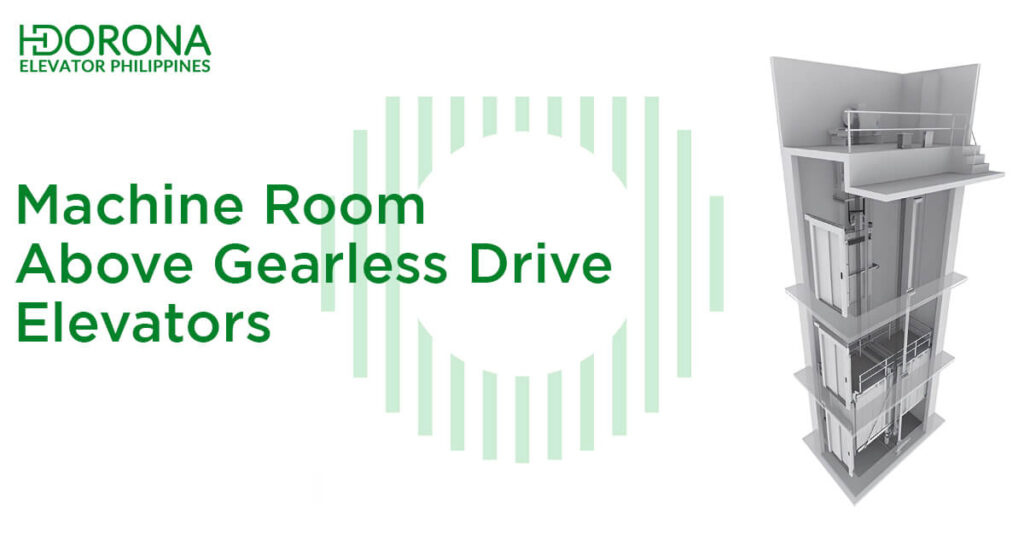 Machine Room Above Gearless Drive Elevators - HD Orona Elevator